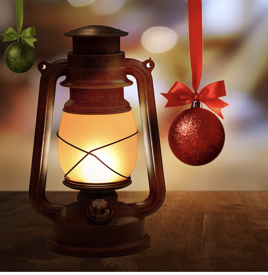 HoogaLife 10" Battery Powered Integrated LED Color Changing Outdoor ...