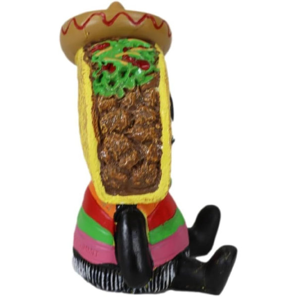 Trinx Ishaac 3" Tall Furrybones Pancho The Taco King With Sombrero And ...