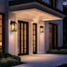Winston Porter 12” 1-Light Black Outdoor Wall Light & Reviews | Wayfair