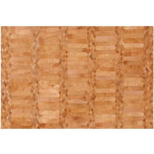 Art Hide Cowhide Area Rug in Orange | Wayfair