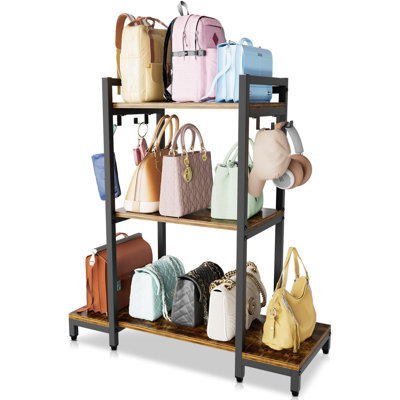 ColorLife Purse Organizer With Purse Hanger And Purse Hooks For Bag ...