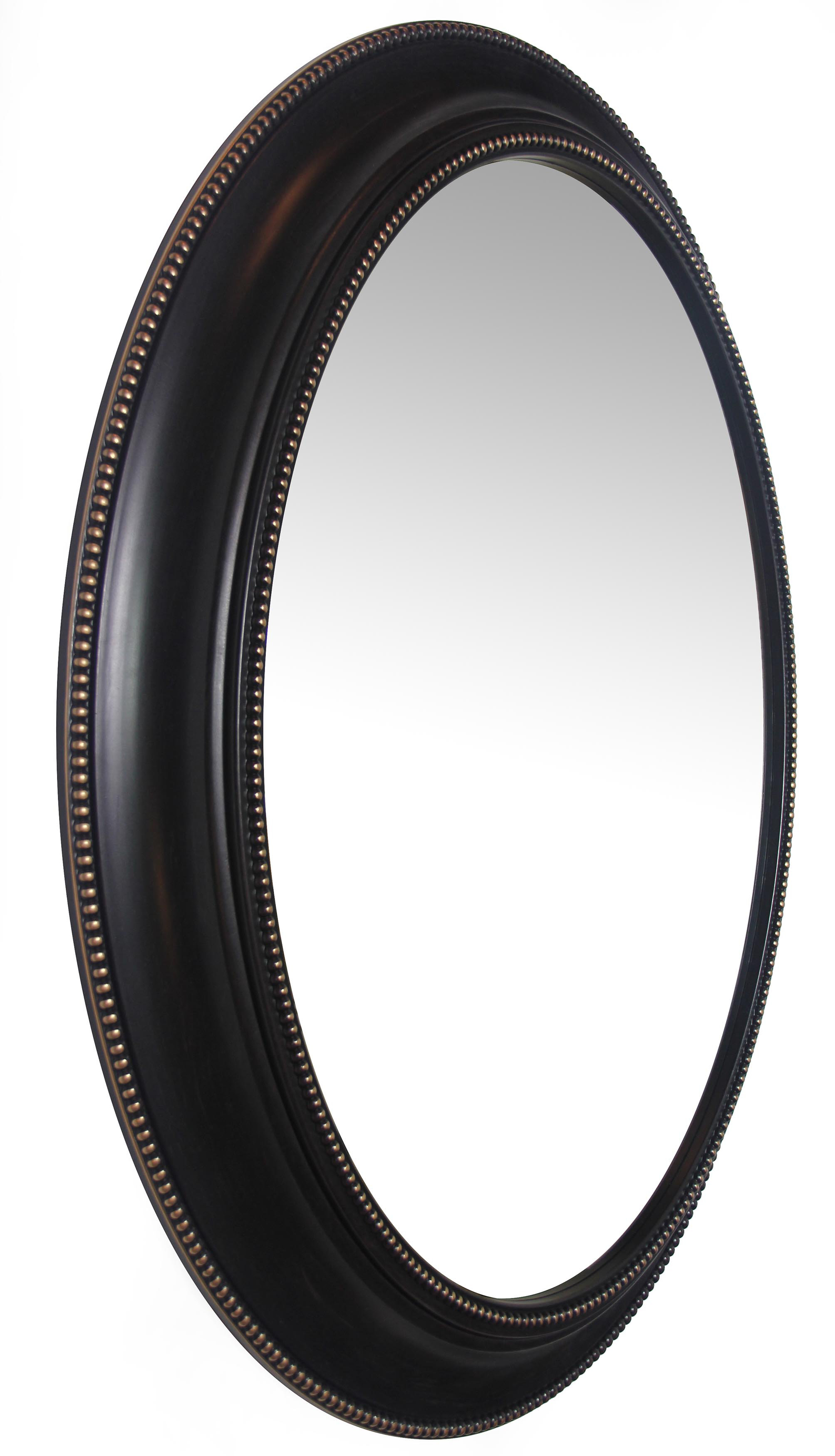 Charlton Home Victorian Oval Plastic Wall Mirror 30 Inches & Reviews ...