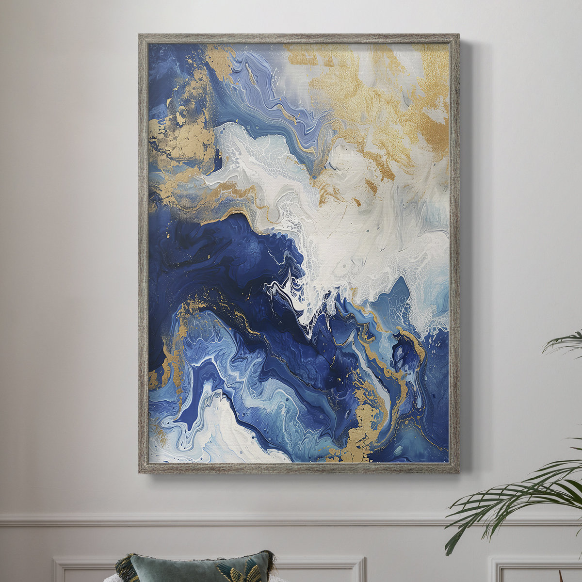 Ivy Bronx ABSTRACT Series CDV Framed Print - Solid Wood - Wayfair Canada