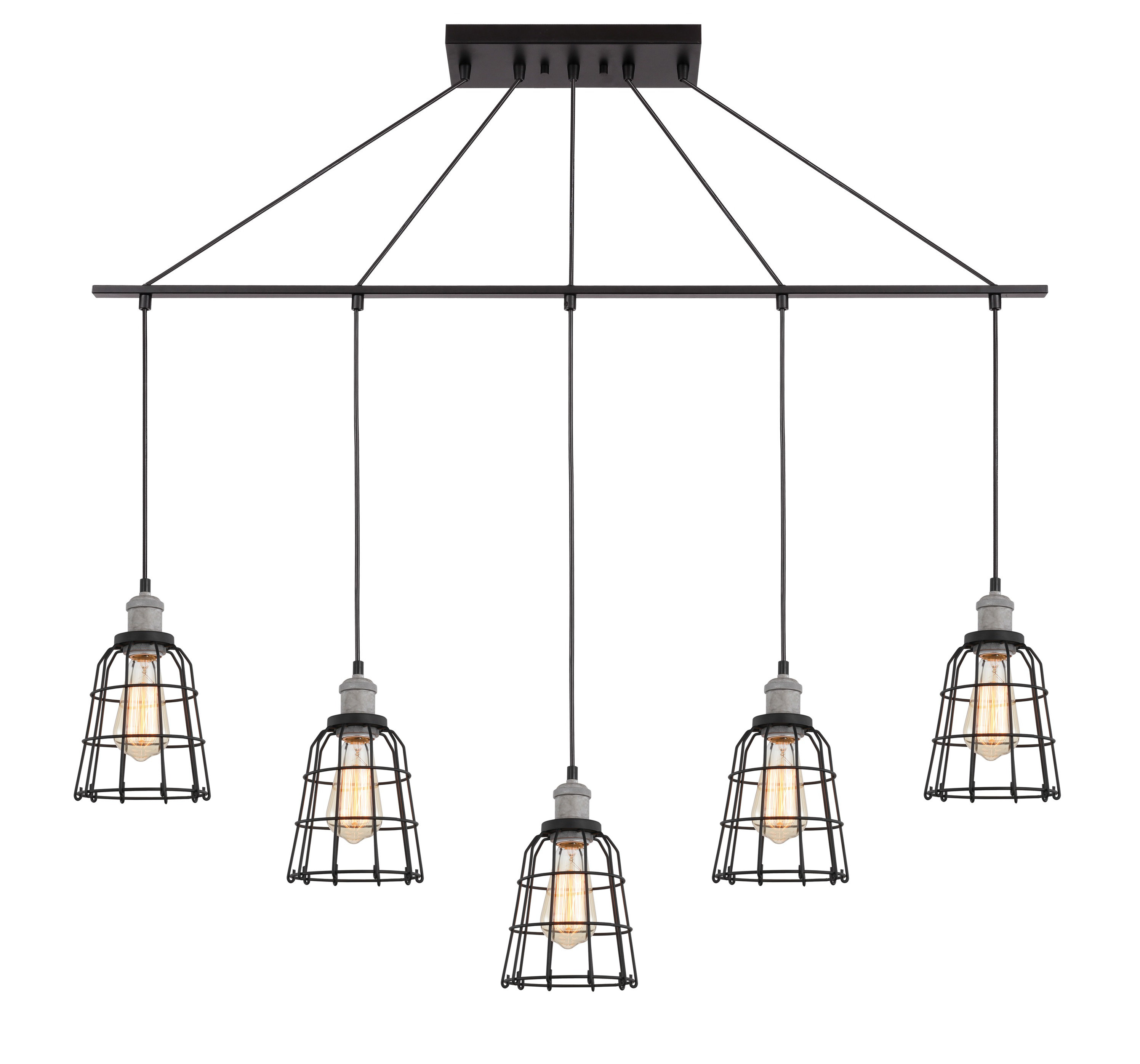 Breakwater Bay Pinnix 5 - Light Kitchen Island Bell Pendant - Wayfair ...