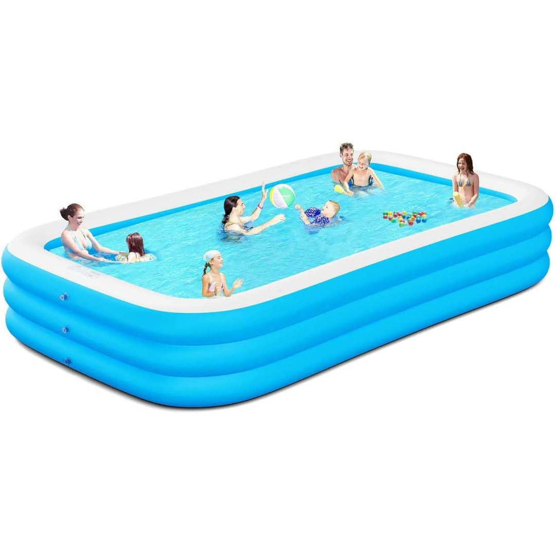 DESIGN SHOP BY SHELL Inflatable Swimming Pool, 22" Oversized Thickened ...