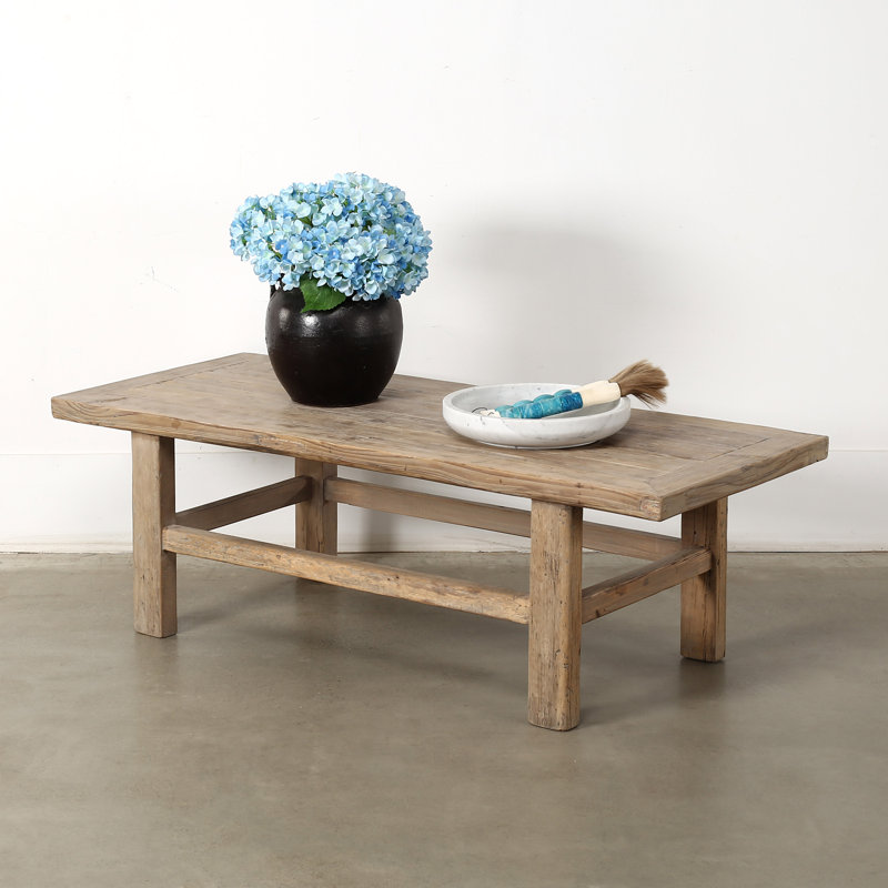 Lily's Living Solid Wood 4 Legs Coffee Table | Perigold