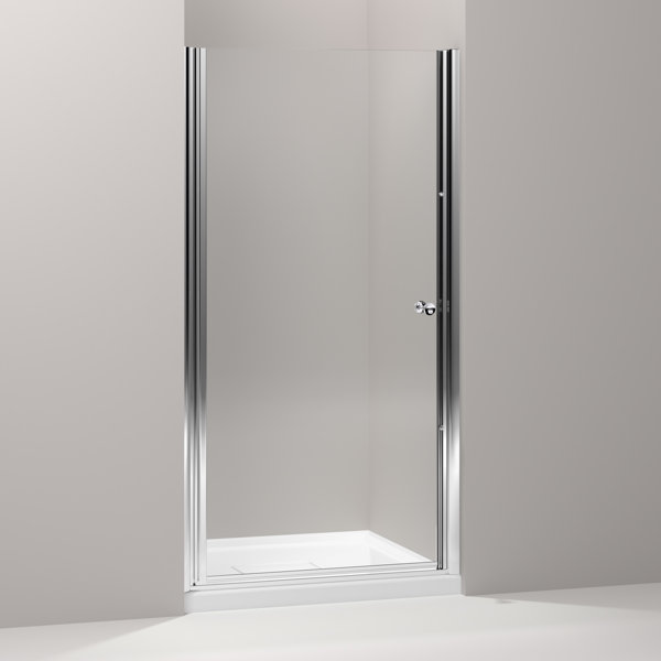 Kohler Fluence Pivot Crystal Clear Shower Door | Perigold