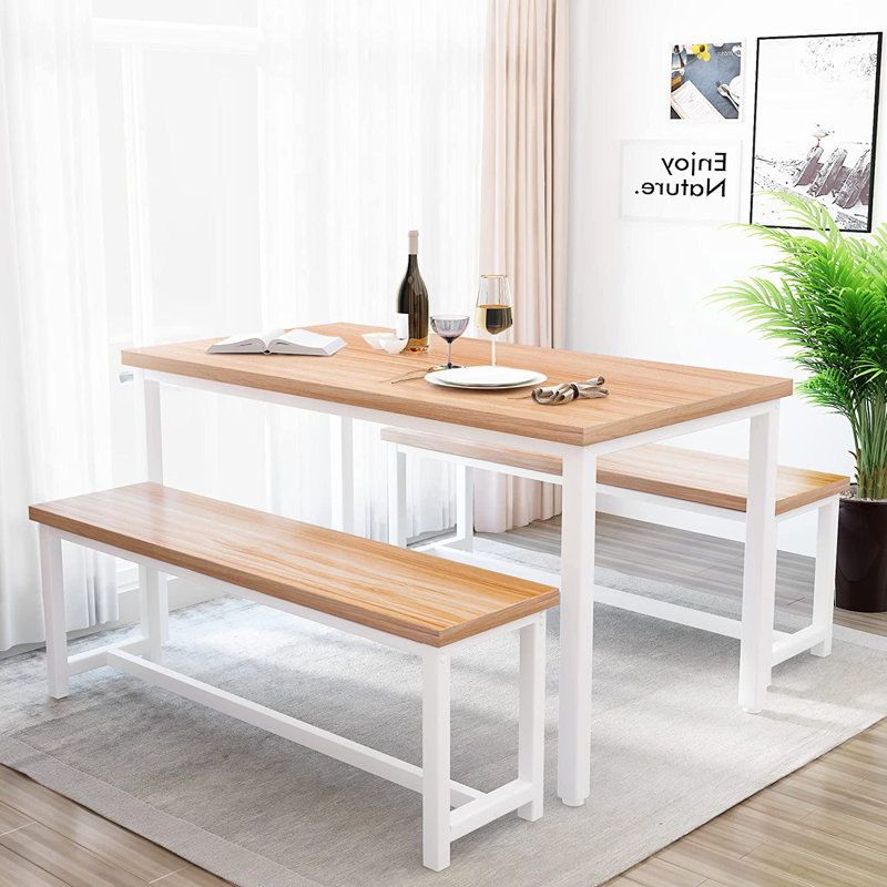 17 Stories Theoline 4 - Person Breakfast Nook Dining Set & Reviews ...