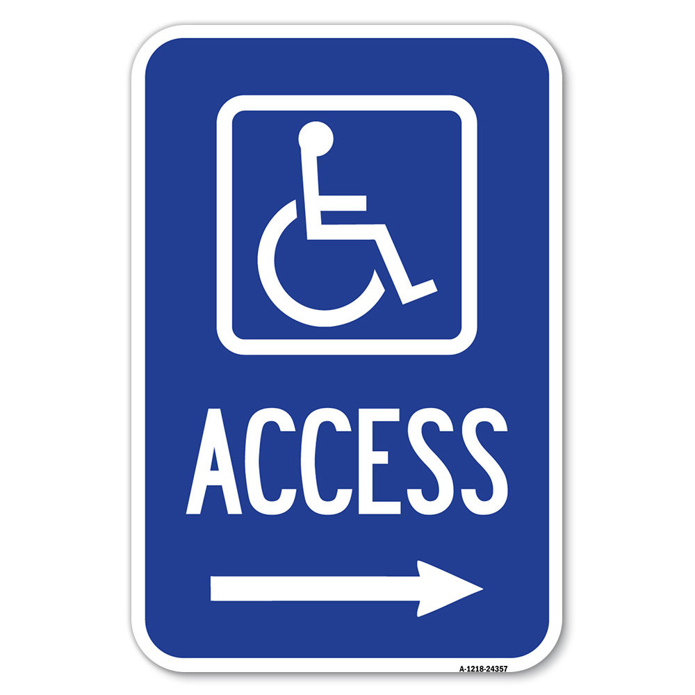 SignMission Access (With Updated Isa Symbol And Right Arrow)/24357 ...