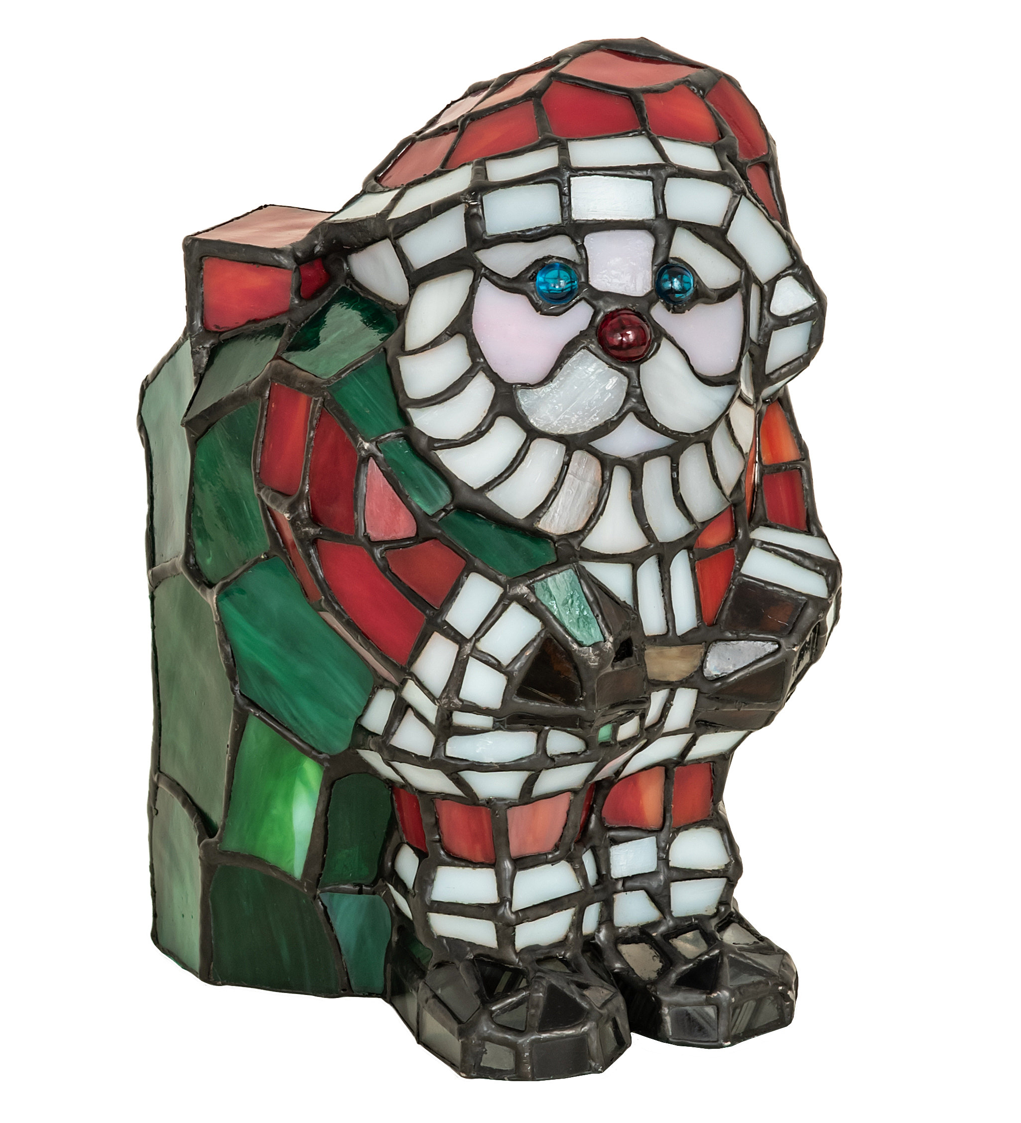 Meyda Lighting Santa Claus Tiffany Glass Accent Table Lamp - Wayfair Canada