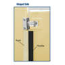 Prime-Line Restroom Door Privacy Cover | Wayfair