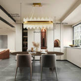 Everly Quinn Bryony 9 - Light Glass Dimmable Tiered Chandelier ...