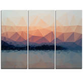 DesignArt On Canvas 3 Pieces Graphic Art | Wayfair