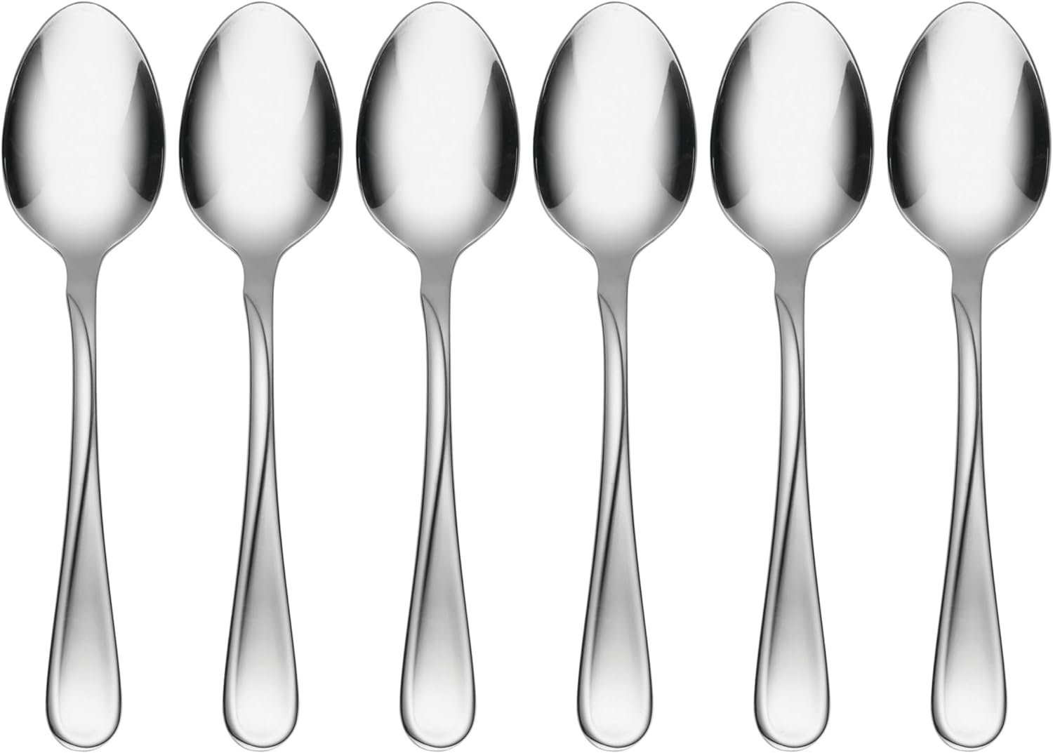 Ebern Designs Flatware Flight, Teaspoons, Stainless Steel, Set of 6 ...