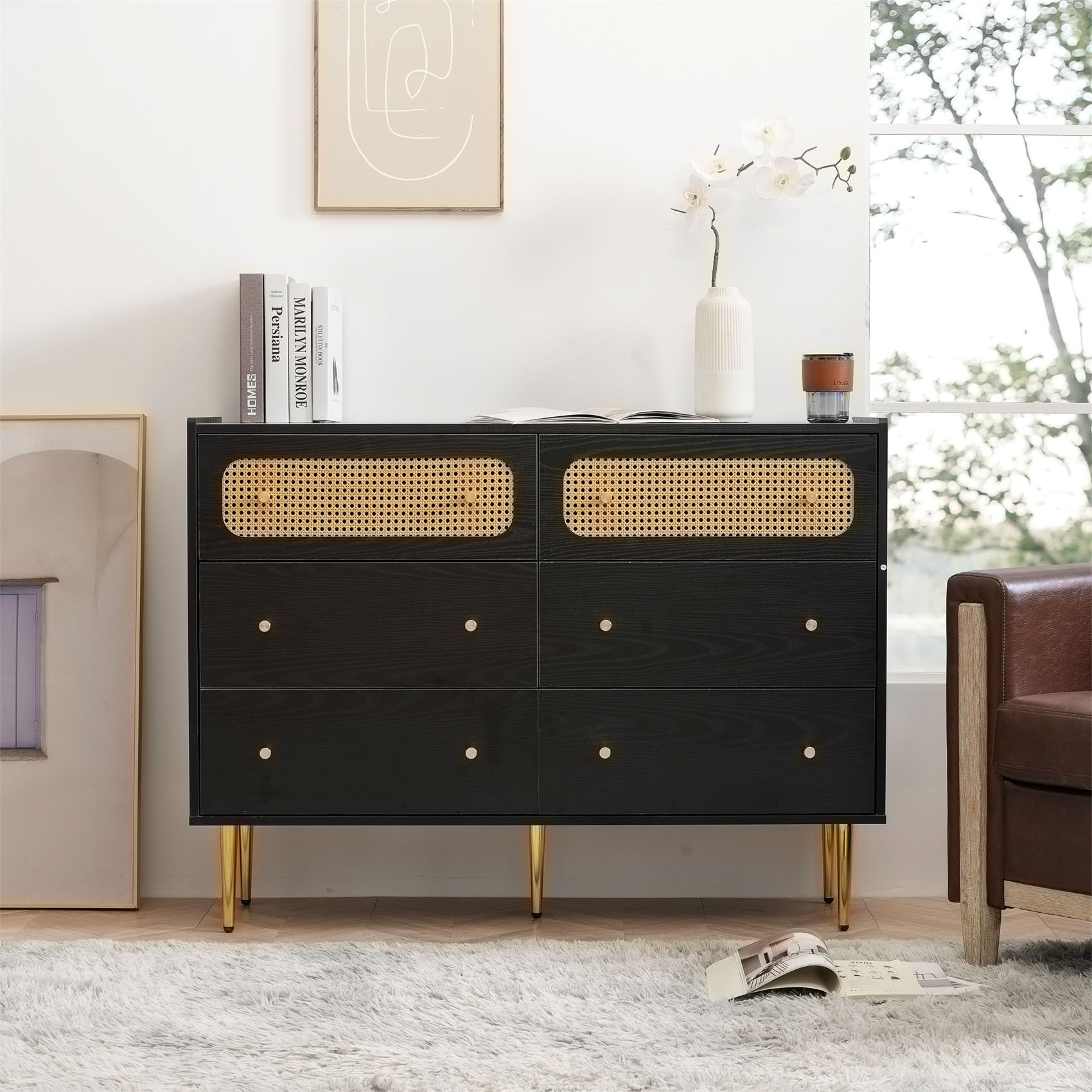 George Oliver Chest of Drawers 6 Drawer Dresser | Wayfair