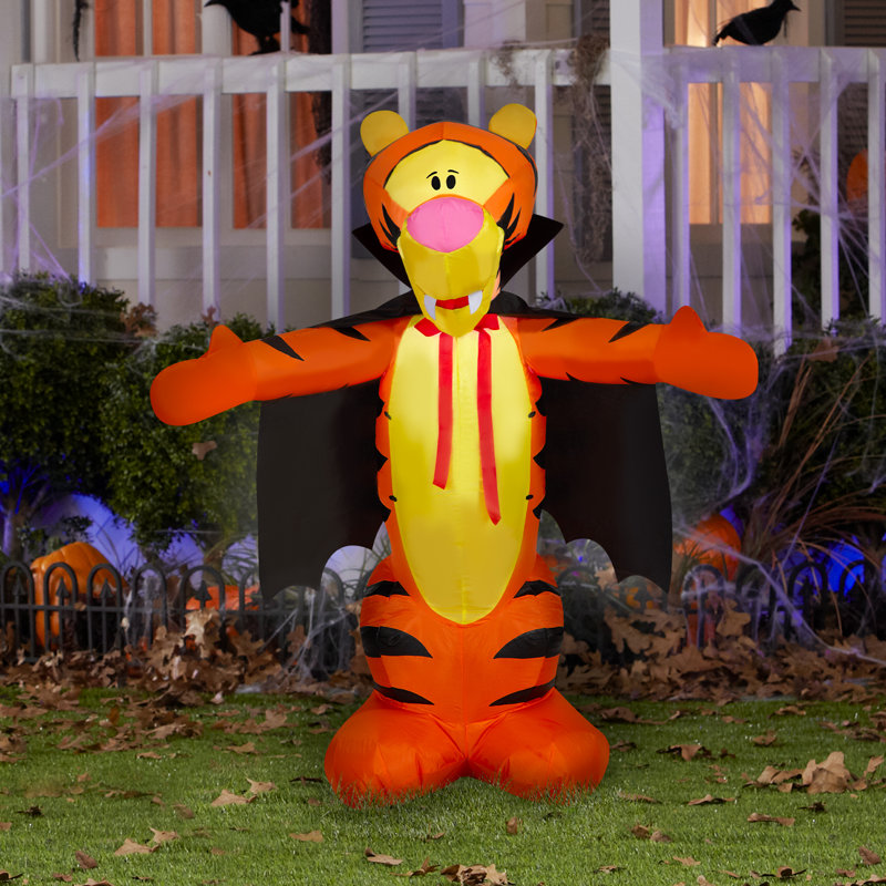 Gemmy Industries Airblown Tigger as Vampire Disney | Wayfair