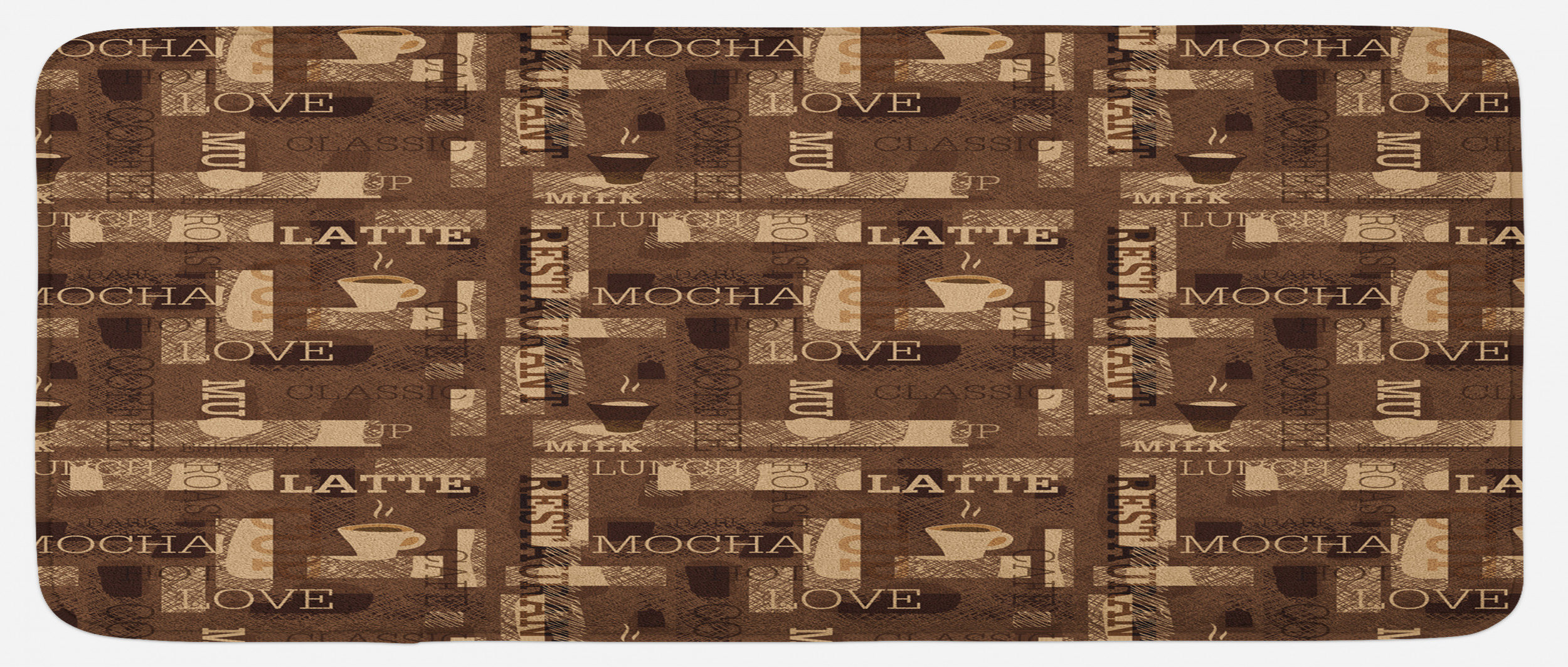 East Urban Home Coffee Kitchen Mat | Wayfair