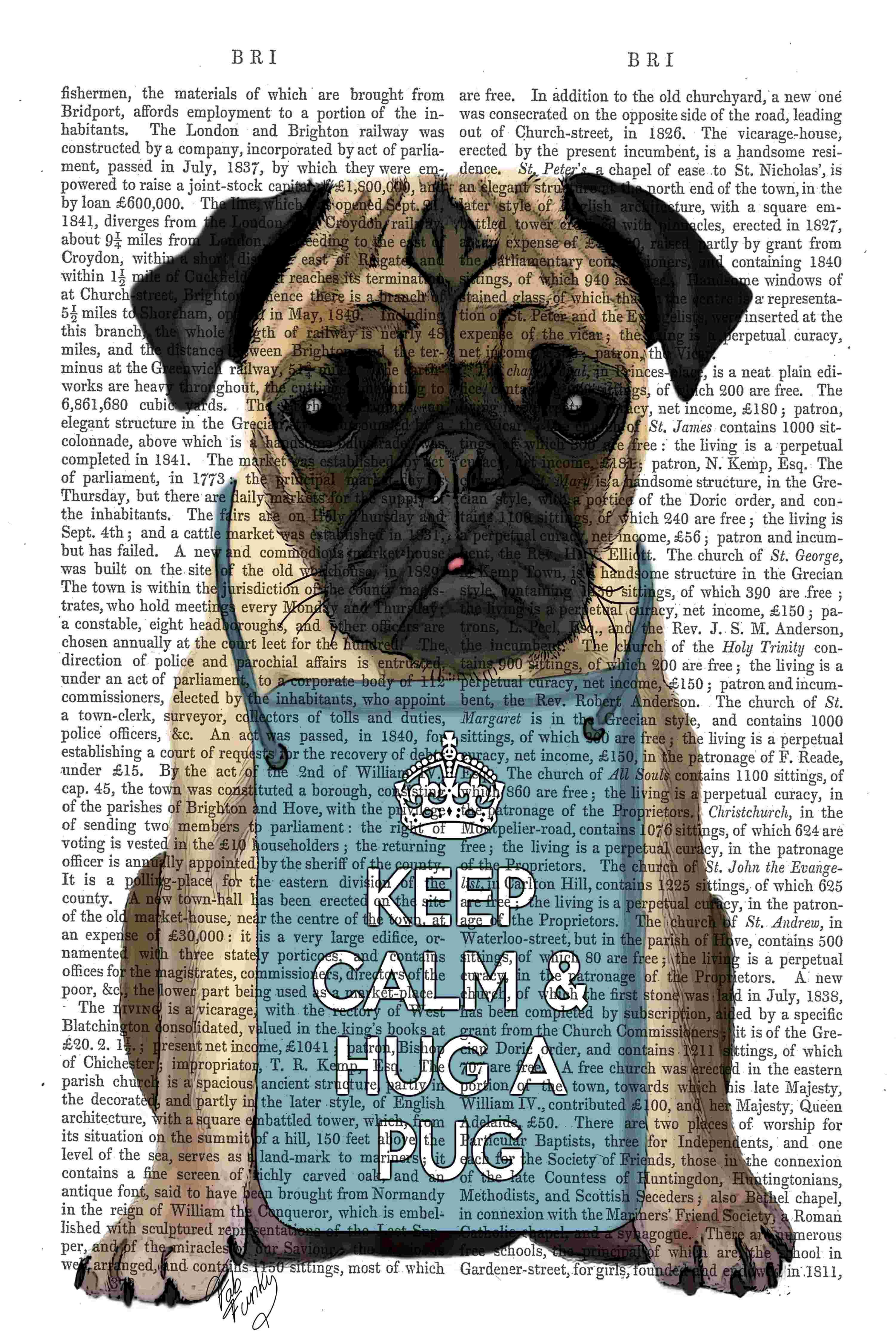 Trinx Hug A Pug | Wayfair