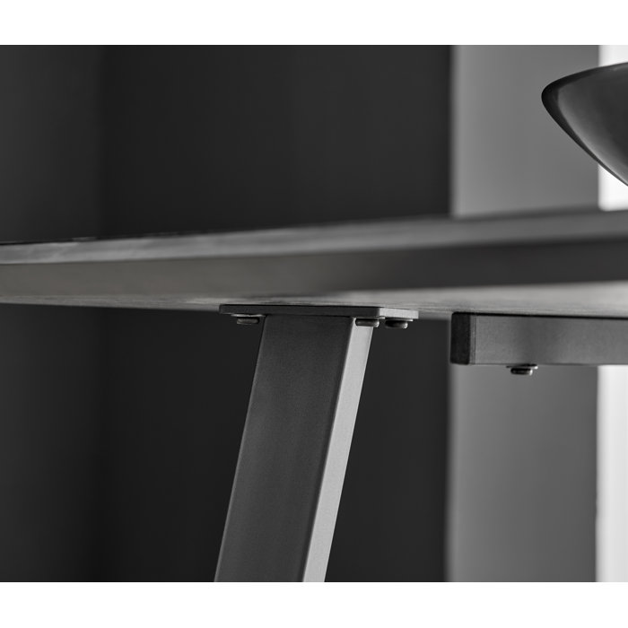 Bless international Carzon Marble Effect Melamine Dining Table and ...