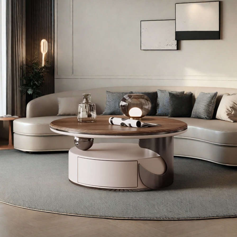 Wu's StylishVault Light luxury design sense coffee table | Wayfair