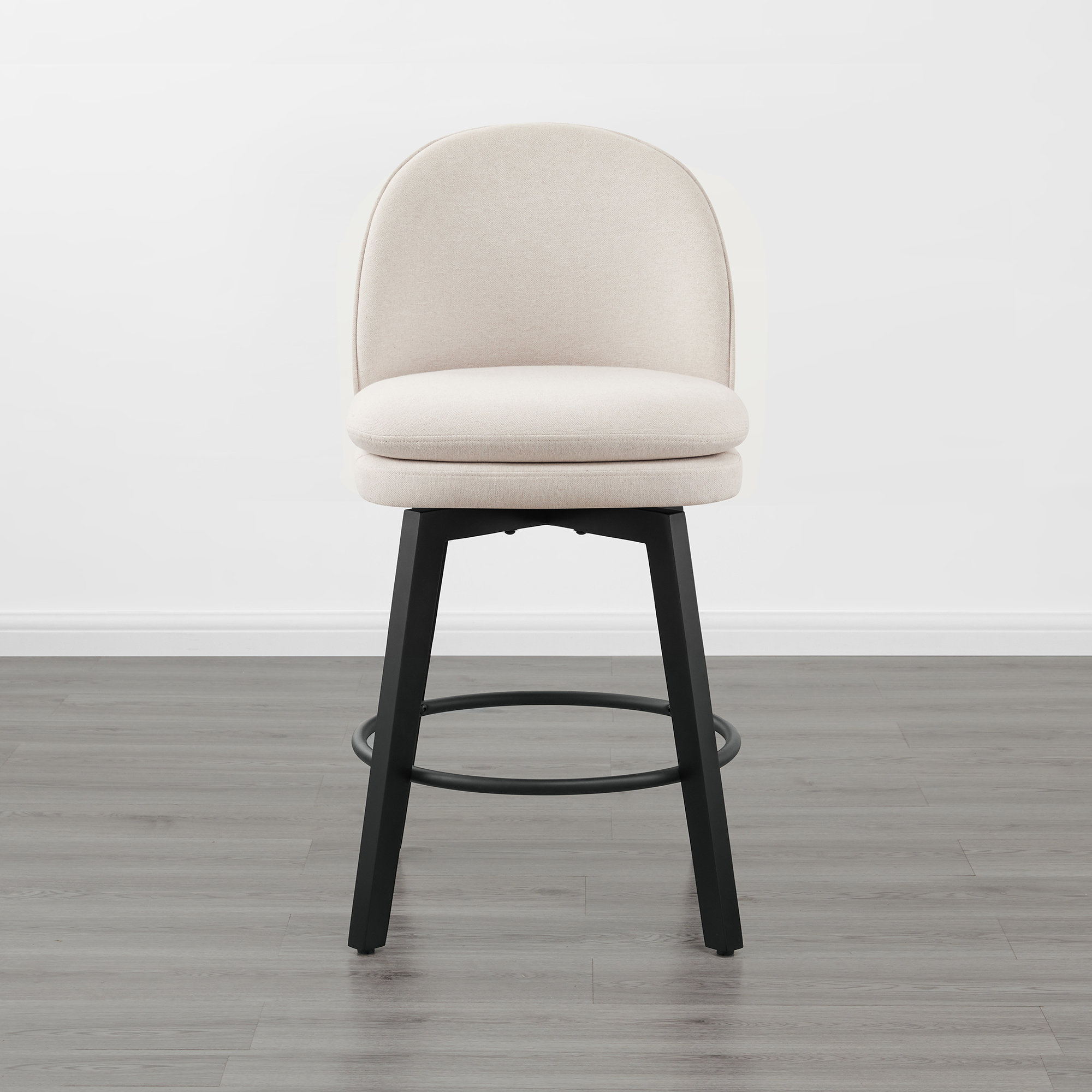 Latitude Run® Mckenli Swivel Upholstered Counter Stool & Reviews ...