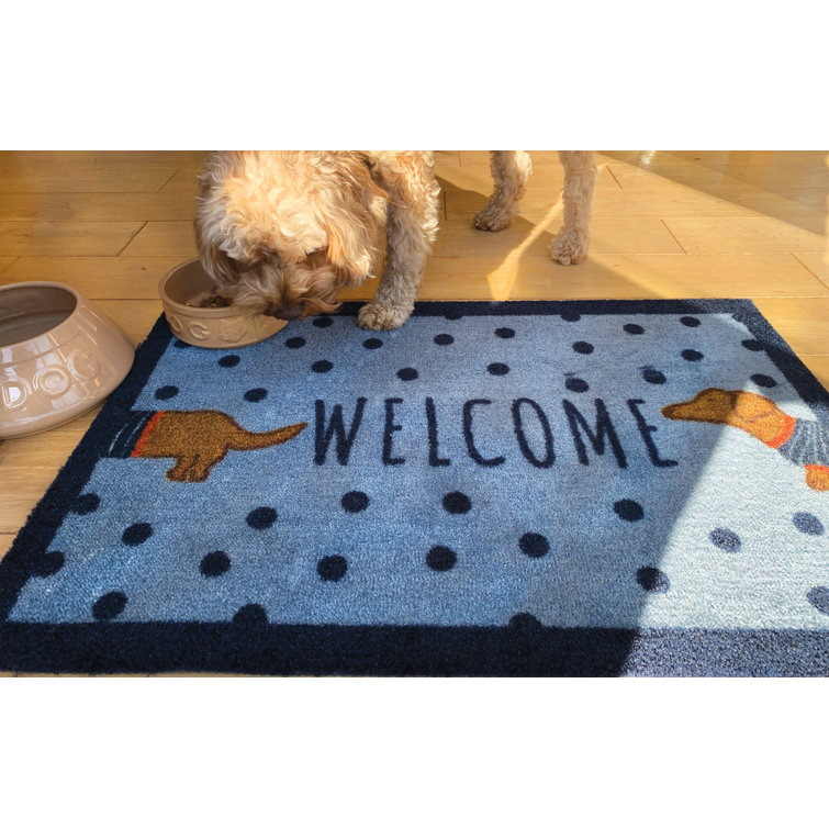 Howler & Scratch Doggie Welcome 50 x 75 cm Non-Slip Indoor Door Mat ...