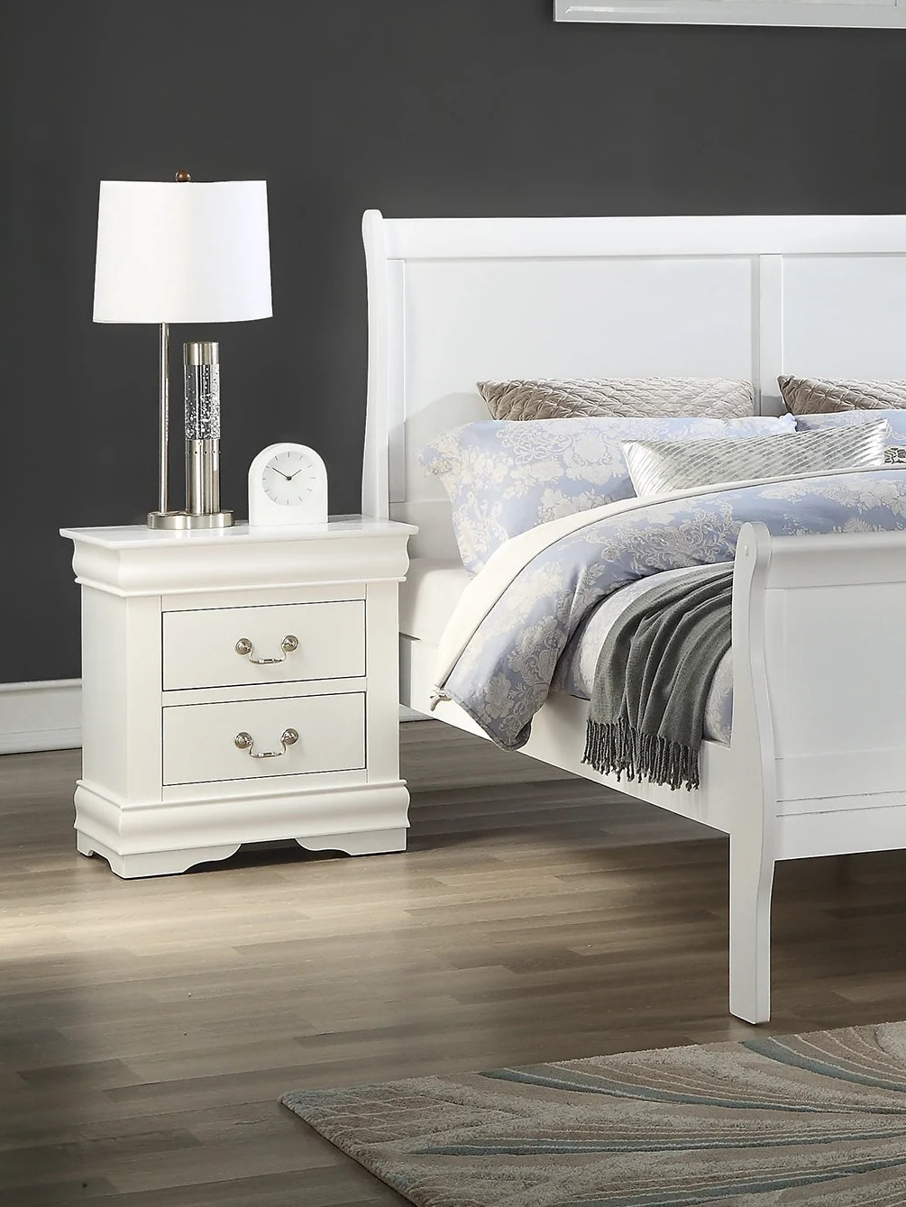 Lark Manor™ End Table Modern Nightstand Bed Side Table Solid Wood ...