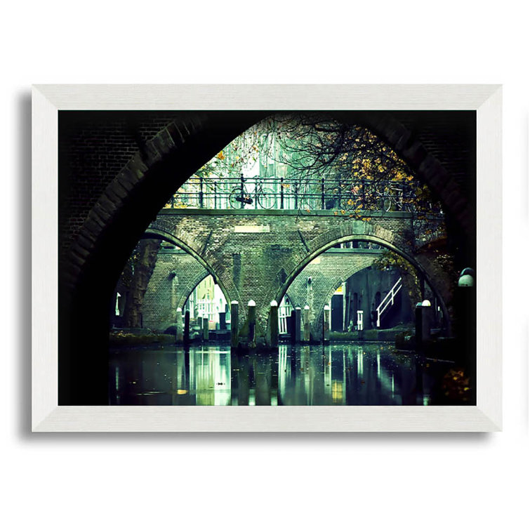 Latitude Run Satanta River And Bridges - Single Picture Frame Art ...