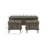 Breakwater Bay Currie Metal Weathered Bronze Storage Bench with Dark ...