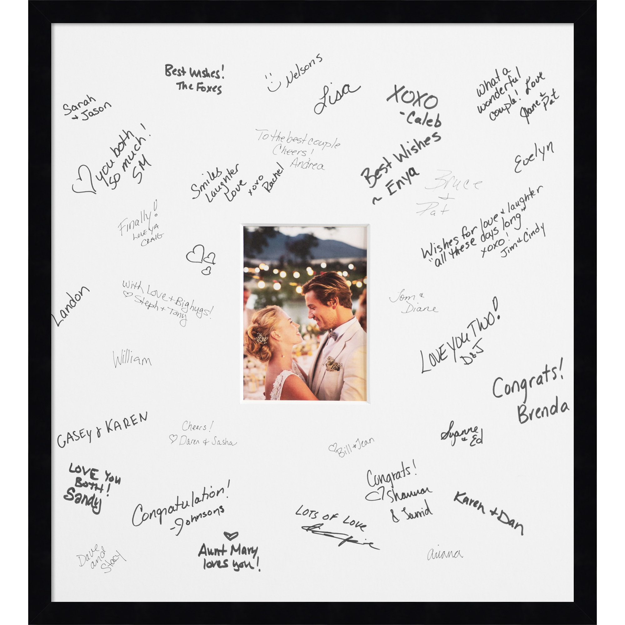 Hokku Designs Svelte Signature Mat Picture Frame, Photo Frame Wedding ...