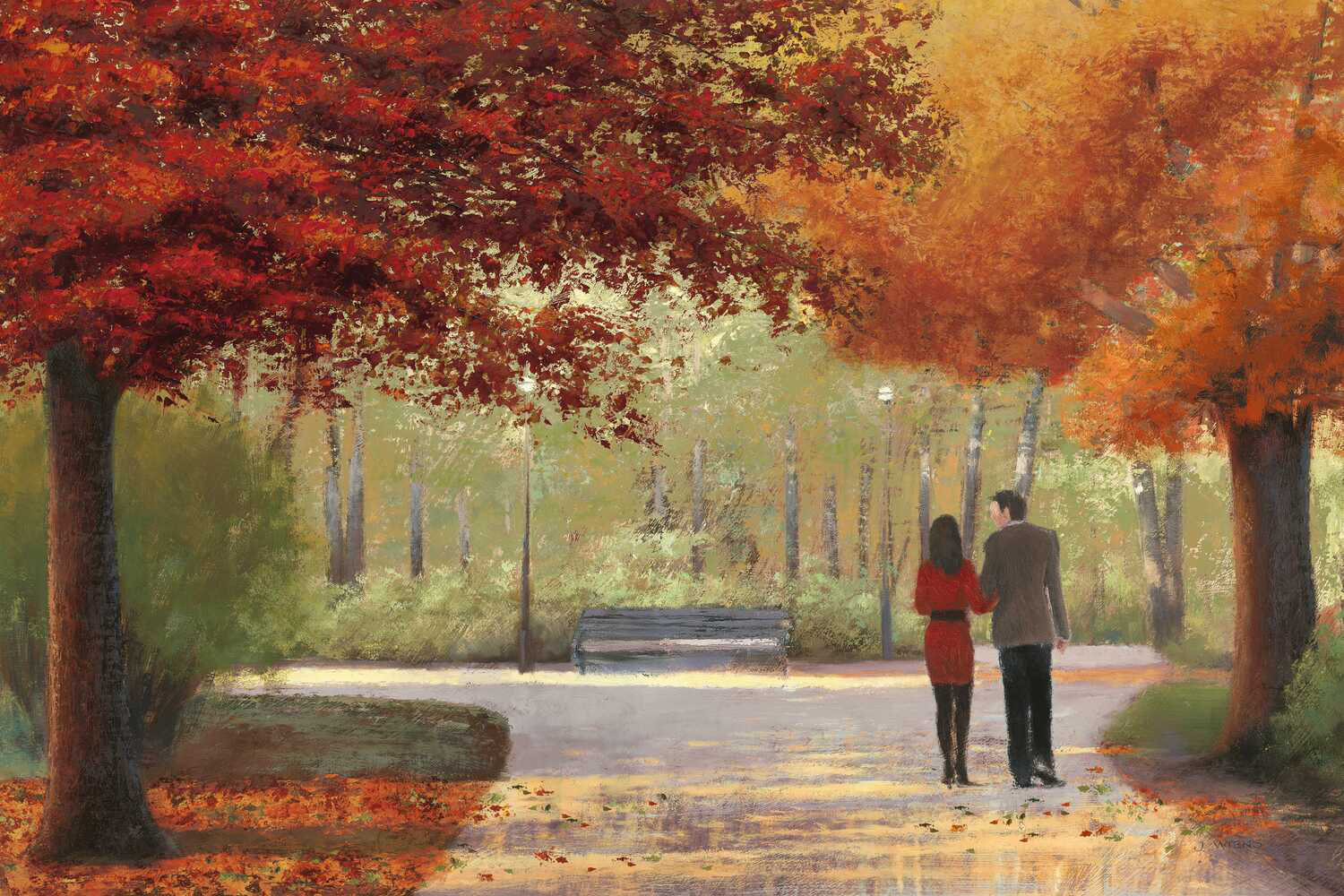 Loon Peak® Autumn Stroll | Wayfair