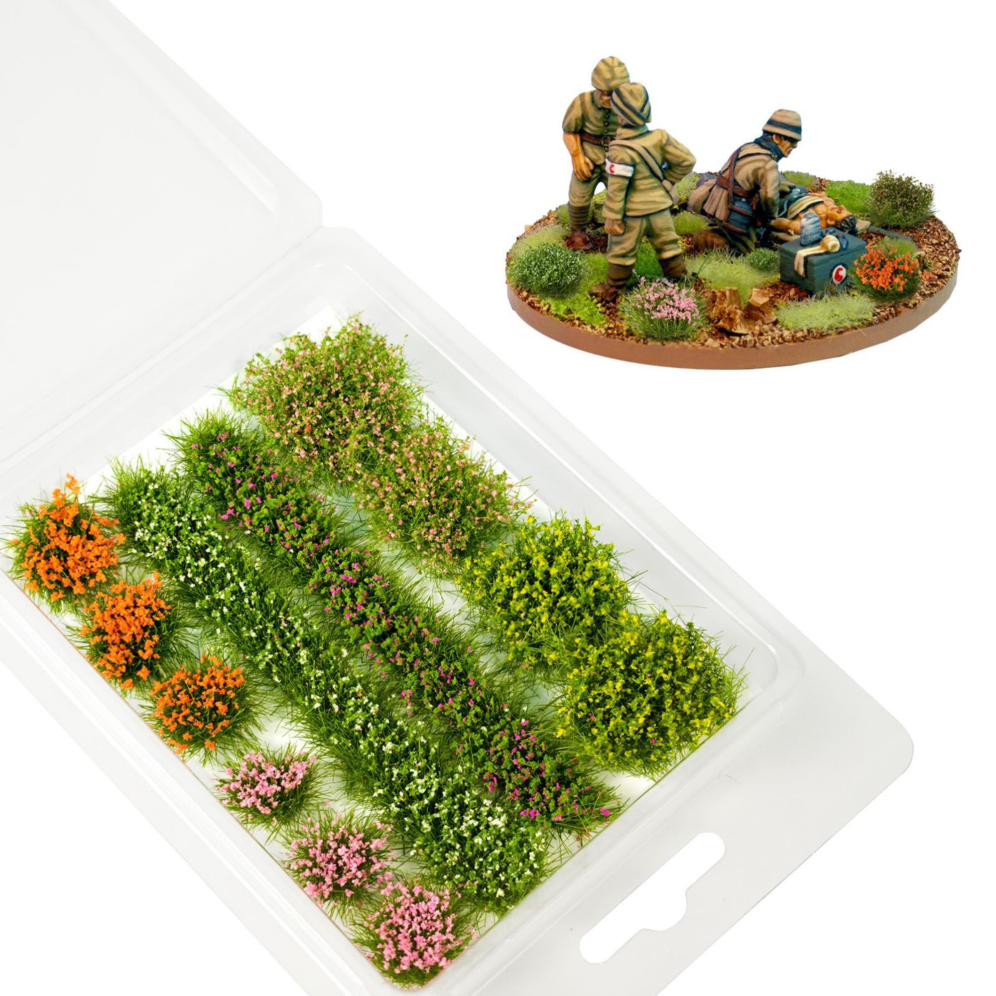 Ophelia & Co. 12 Pcs Miniature Colorful Flower Cluster Miniature ...