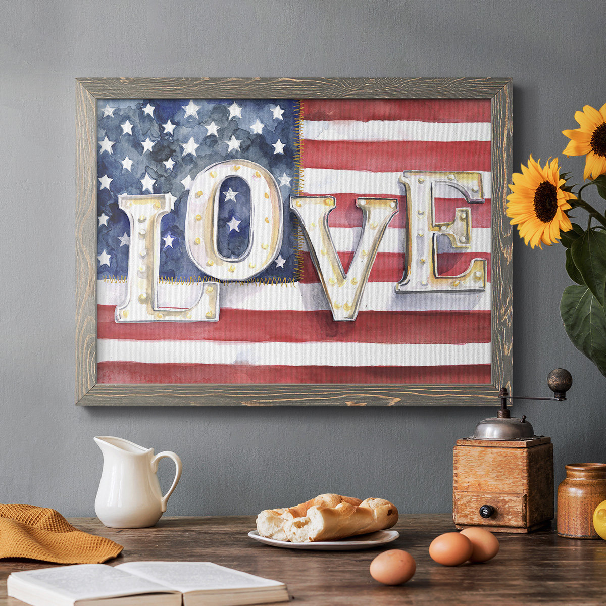 Trinx National Anthem Collection A Framed On Canvas Painting | Wayfair