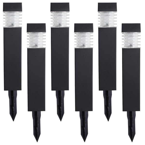 Sterno Home Plastic Low Voltage Solar Powered Integrated LED Pathway ...