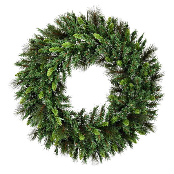 Vickerman Faux Lighted Mixed Pine 48'' Wreath | Wayfair