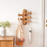 Hokku Designs Mahsiah Solid Wood Wall 5 - Hook Wall Mounted Coat Rack ...