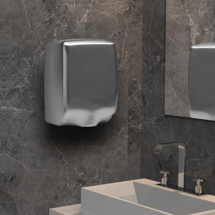FixtureDisplays Automatic Hand Dryer in Silver - Wayfair Canada