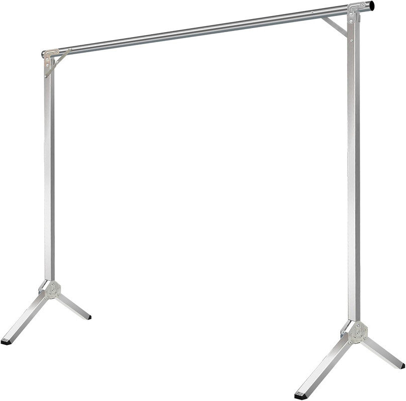 Rebrilliant Foldable Garment Racks for Small Space Hanging Clothes ...