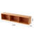 Hokku Designs Wall-Mounted Cherry Wood Multi-Grid Shelf | Wayfair
