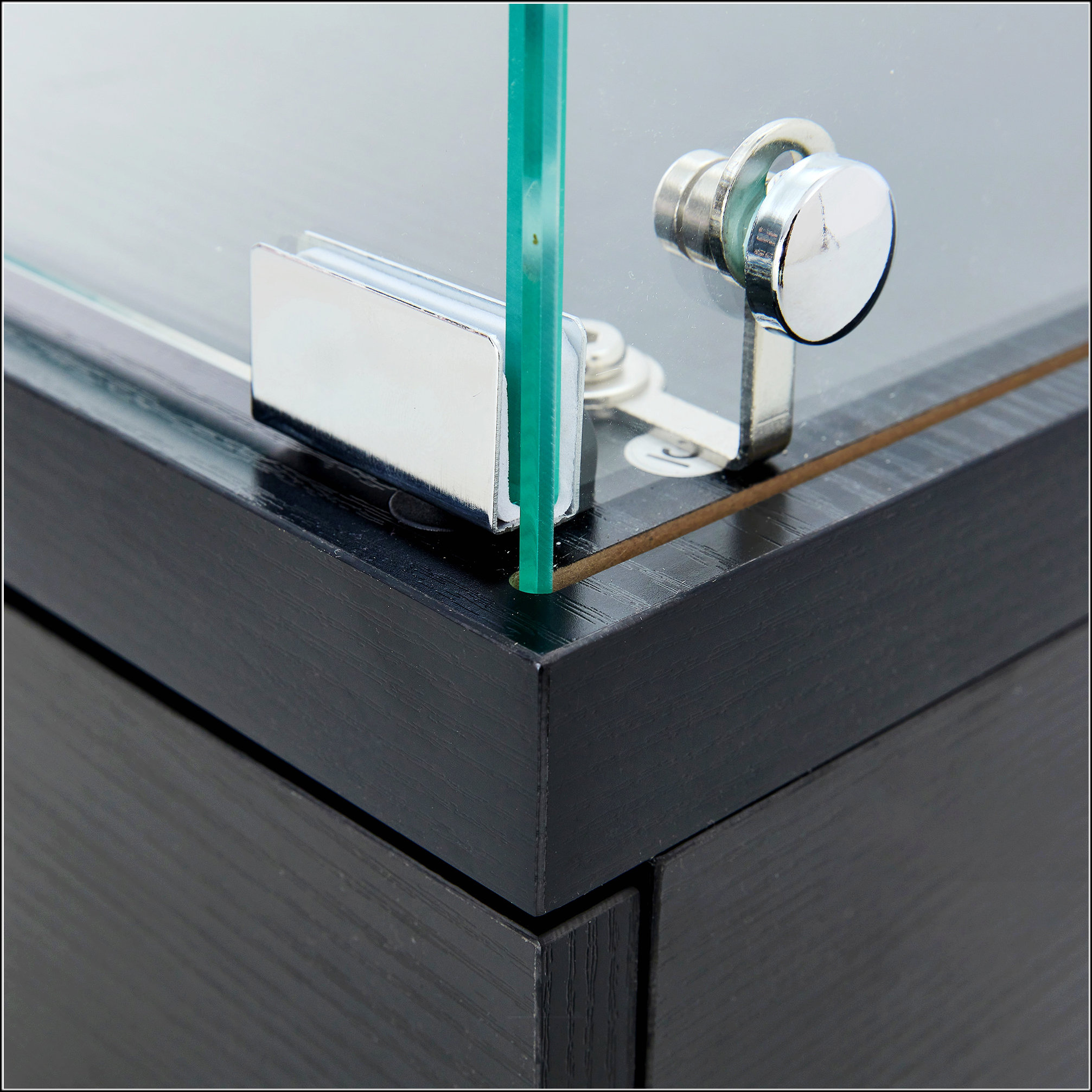 Ivy Bronx American-Style Non-Lit Glass Display Cabinet - Wayfair Canada