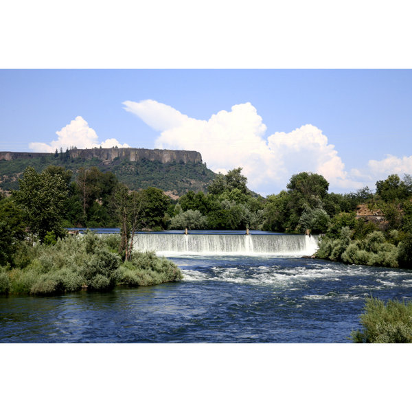 Millwood Pines Gold Ray Dam by Scampdesigns - Wrapped Canvas Photograph ...