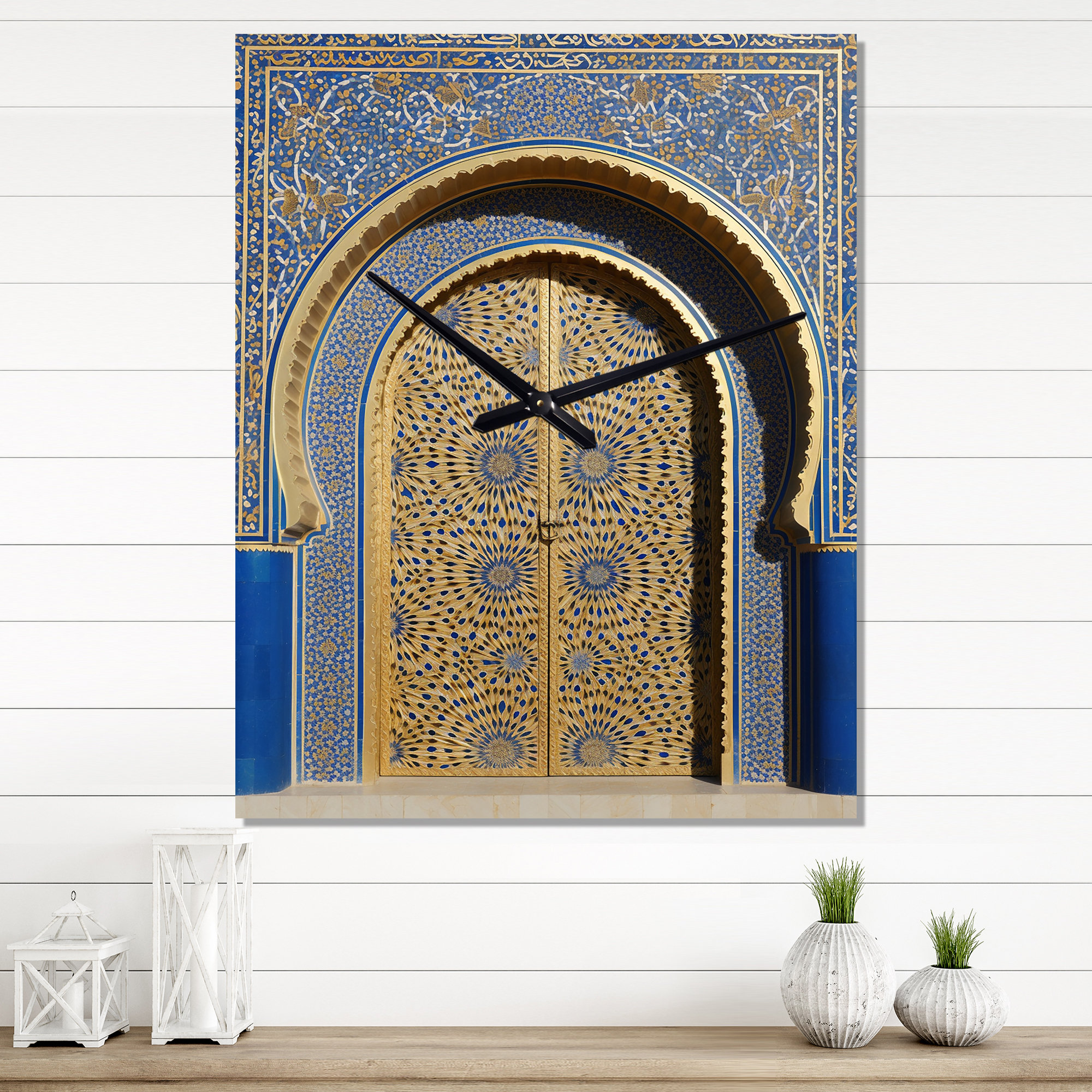 Ivy Bronx Morroco Palace Golden Doors V - Vintage Very Wall Clocks ...