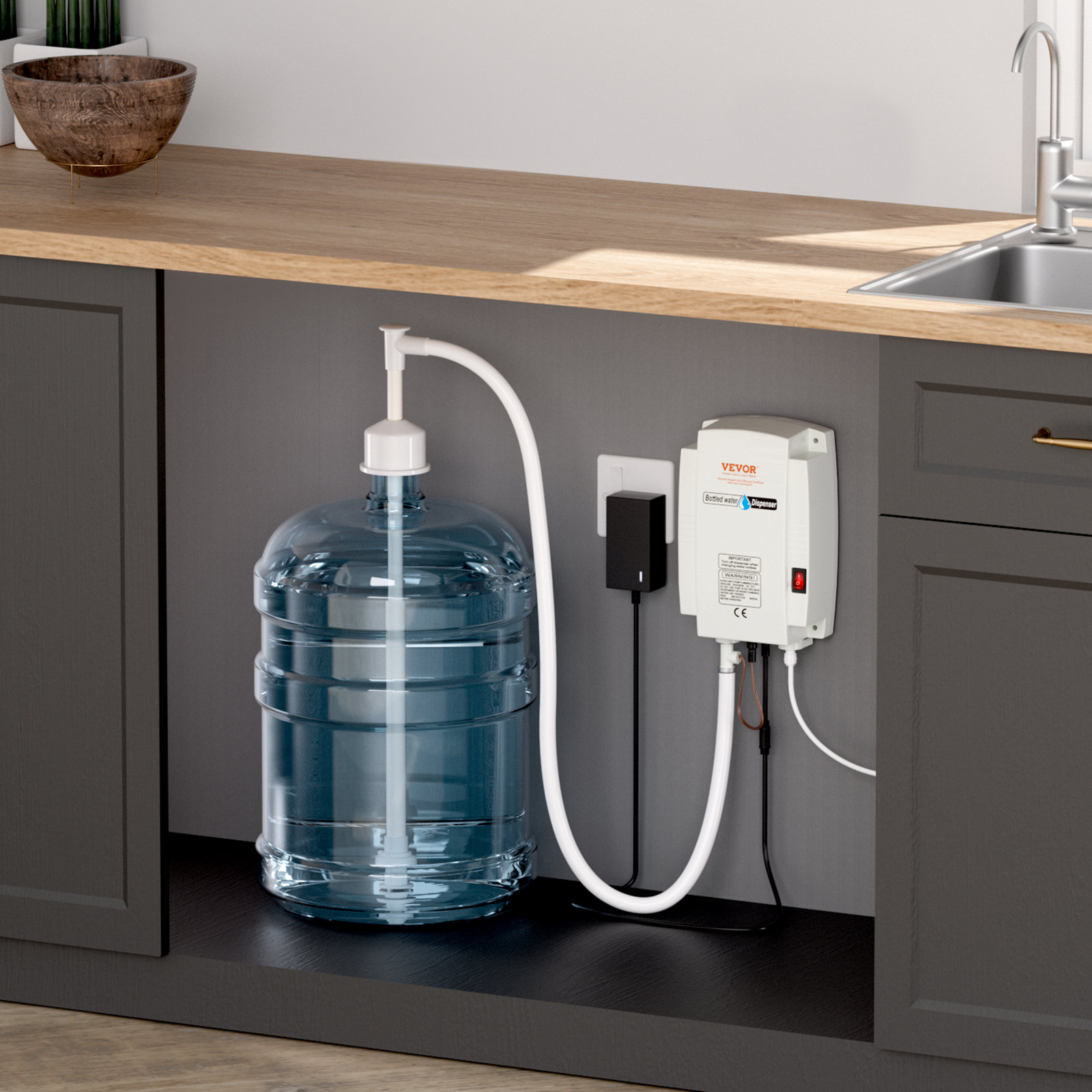 VEVOR 20'' H x 5.51'' W Water Cooler | Wayfair