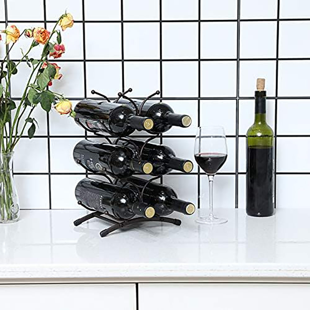 Mint Pantry® Wine Rack For Countertop,Wine Storage Shelf For Pantry ...