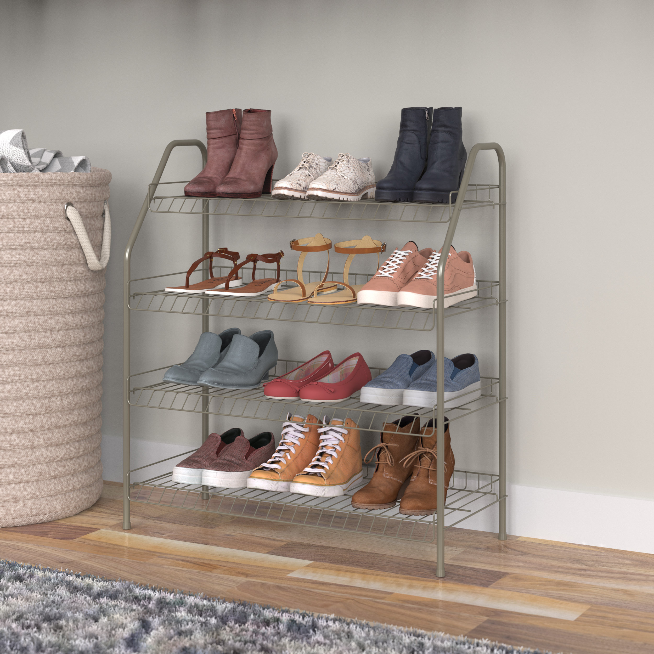 ClosetMaid 12 Pair Shoe Rack & Reviews | Wayfair