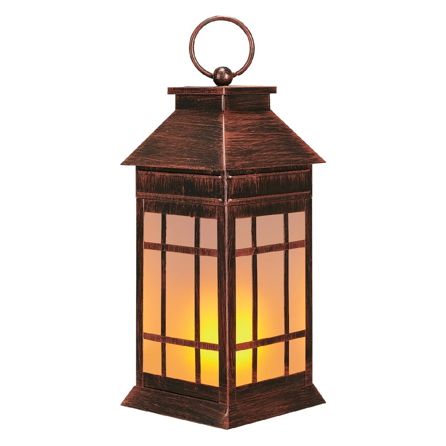 ZENMIT Large Solar Lanterns Outdoor Waterproof,Hanging Flickering Flame ...
