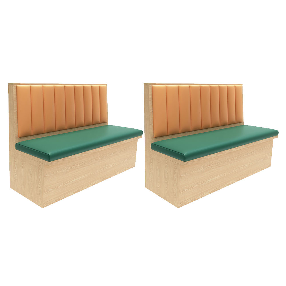 Canadian Linen Nordic simple modern cafe restaurant bar benches | Wayfair