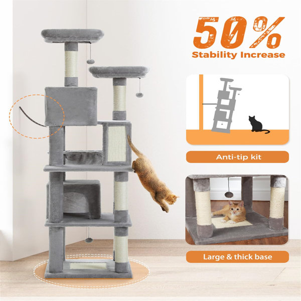 Tucker Murphy Pet™ Everado 70.91'' H Cat Tree | Wayfair