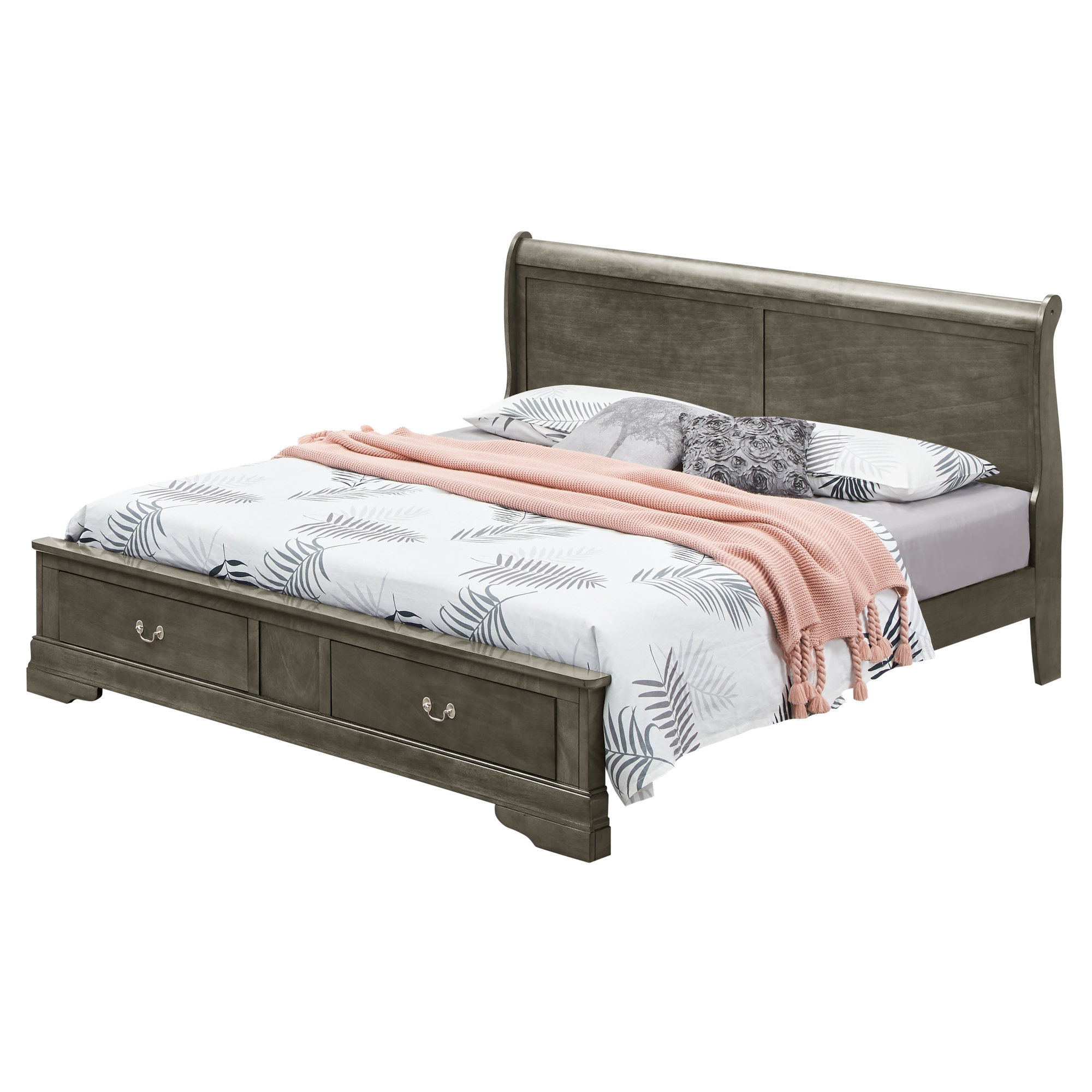 Canora Grey Ample Storage Particle Board Bed Modern Bedroom - Wayfair ...