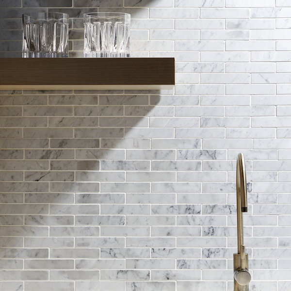Bond Tile Oriental 1" x 4" Brick Brick Joint Mosaic Wall Tile | Wayfair